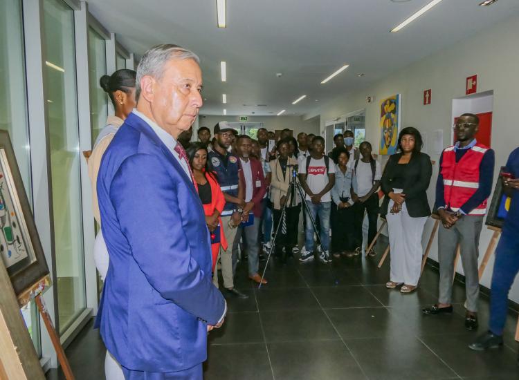 Exposição de Joan Miró no Cuito reforça cooperação entre a UNIC e a ...