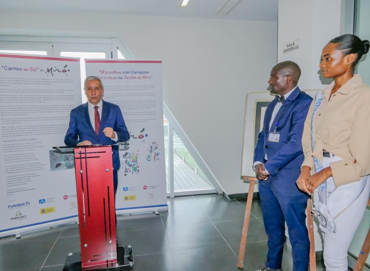 Exposição de Joan Miró no Cuito reforça cooperação entre a UNIC e a ...